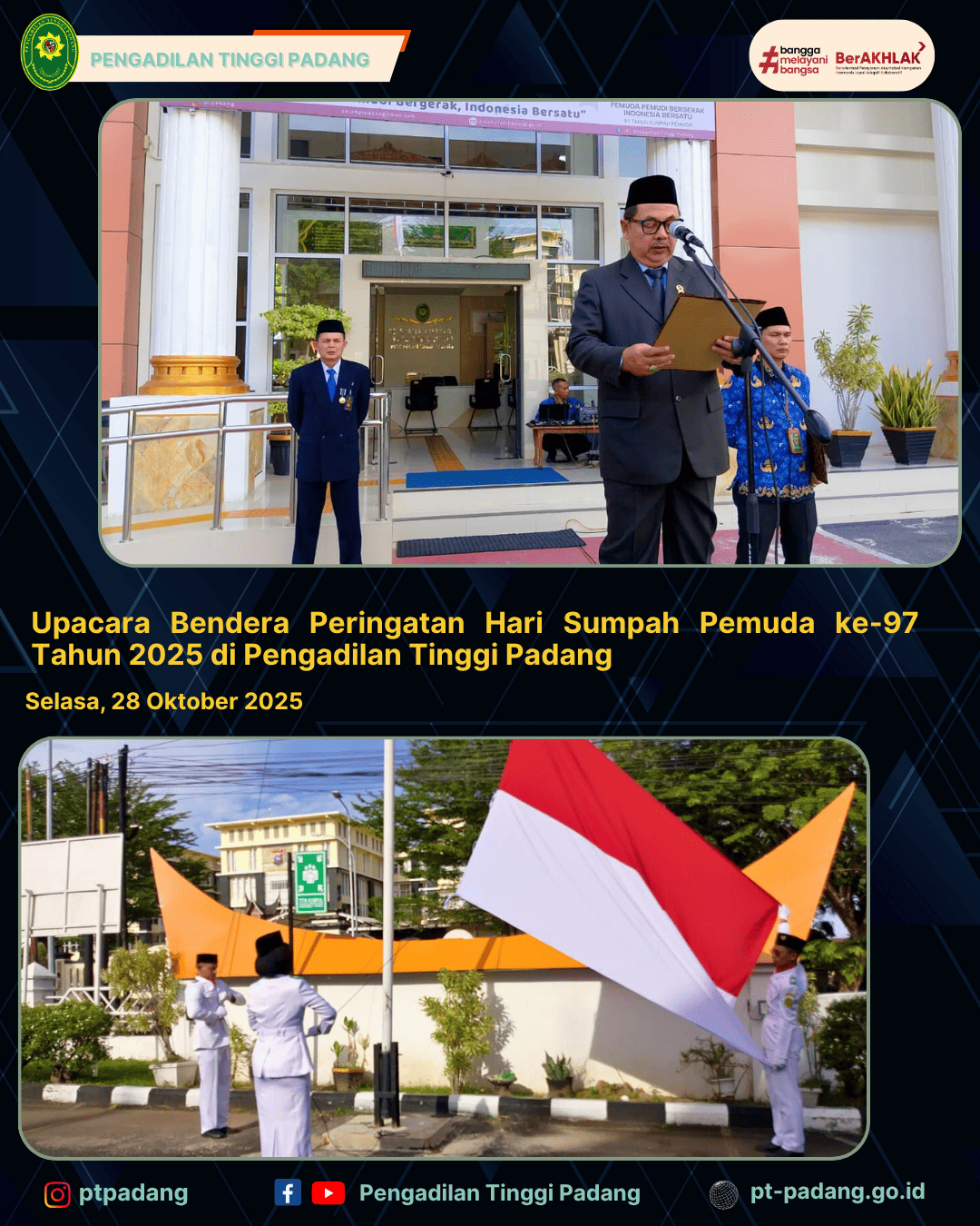 Upacara Peringatan ke-97 Tahun Hari Sumpah Pemuda Tahun 2025 di Halaman ...